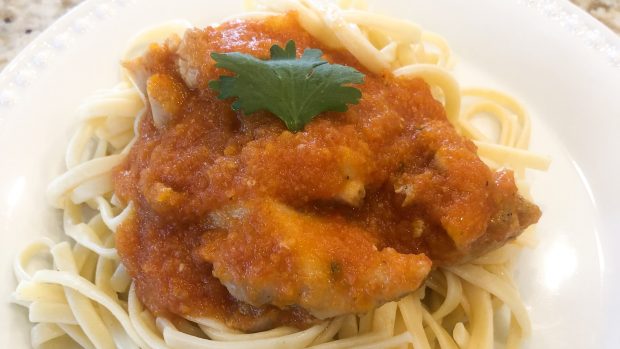 Peruvian Chicken & Noodles